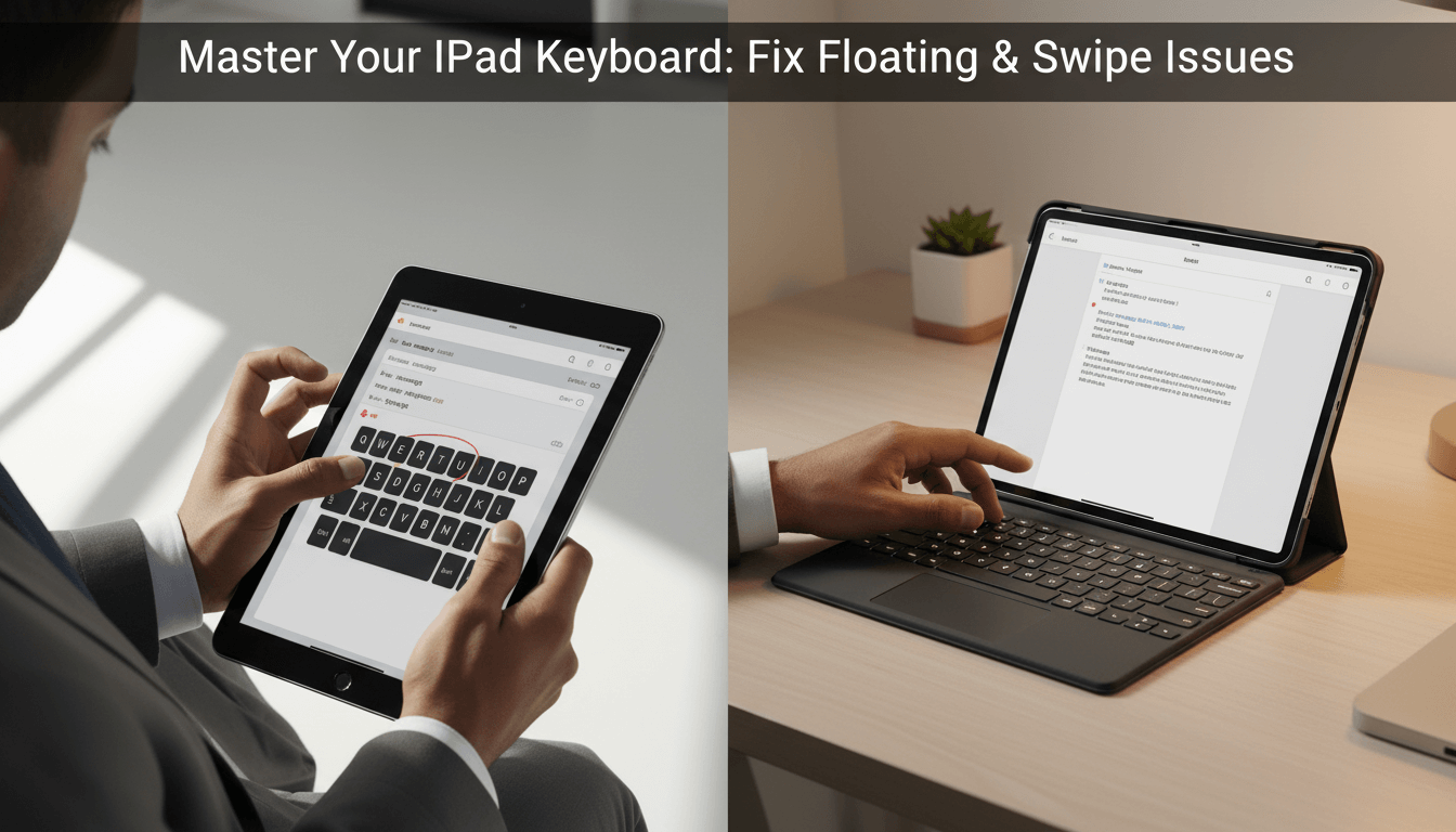 iPad Keyboard Fix: Floating, Swipe & Stuck Issues Solved 丨Typecase